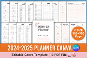 Editable 2024-2025 Planner Canva