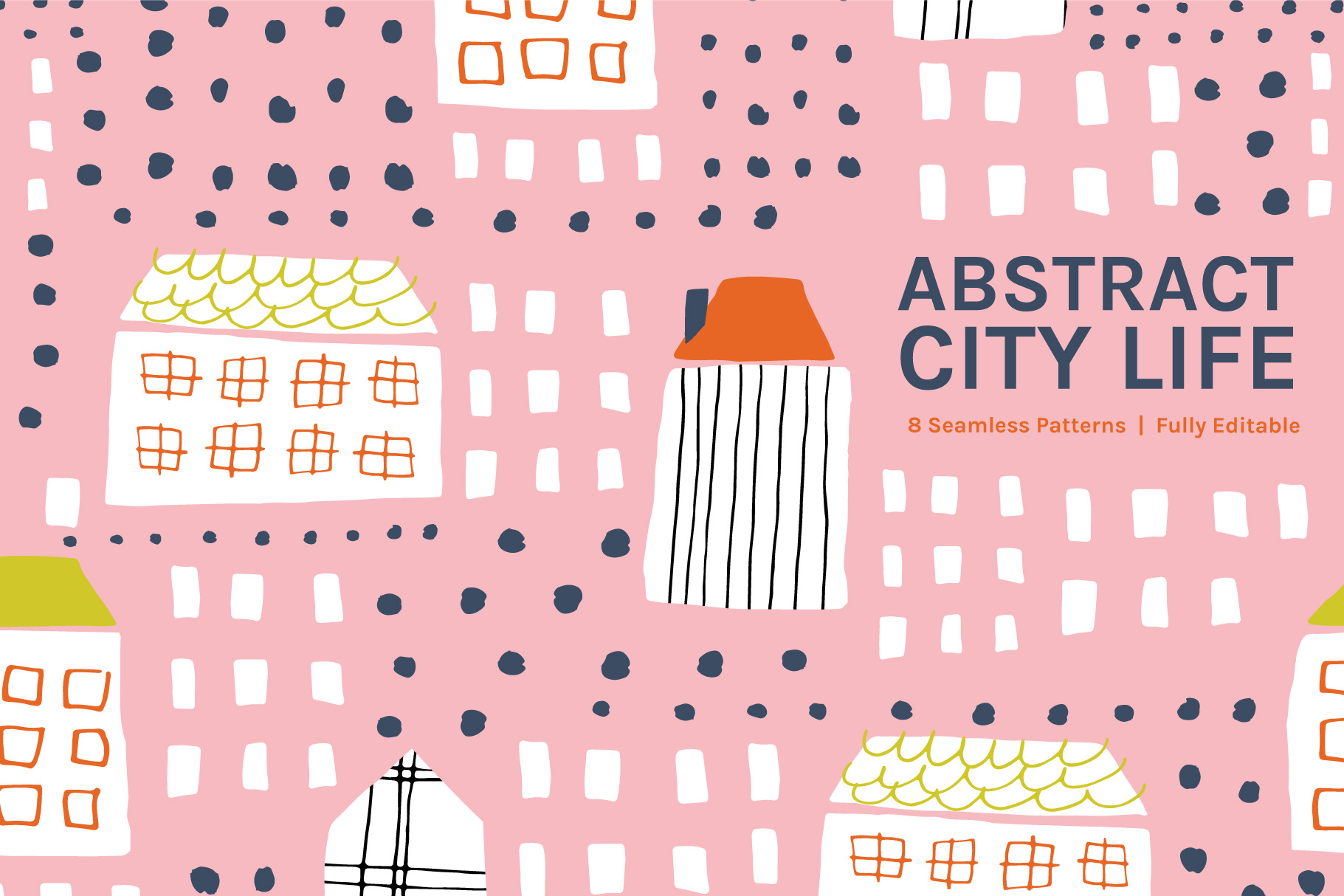 Abstract City Life | Patterns, a Pattern Graphic by The Collective ...