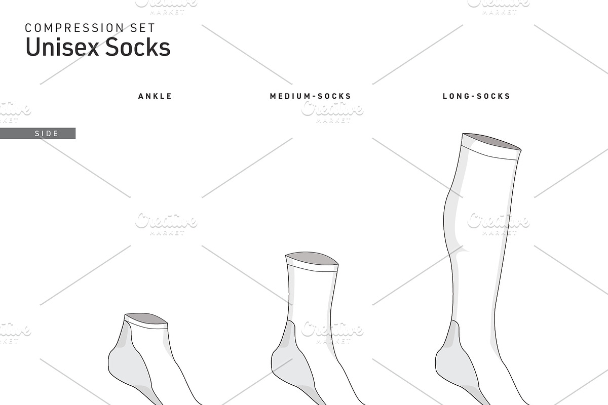 Men's Compression Vector Template, a Bottom Mockup by Supah Shop