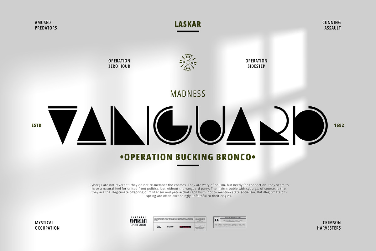 Laskar Display Font, a Serif Font by infernostudio3