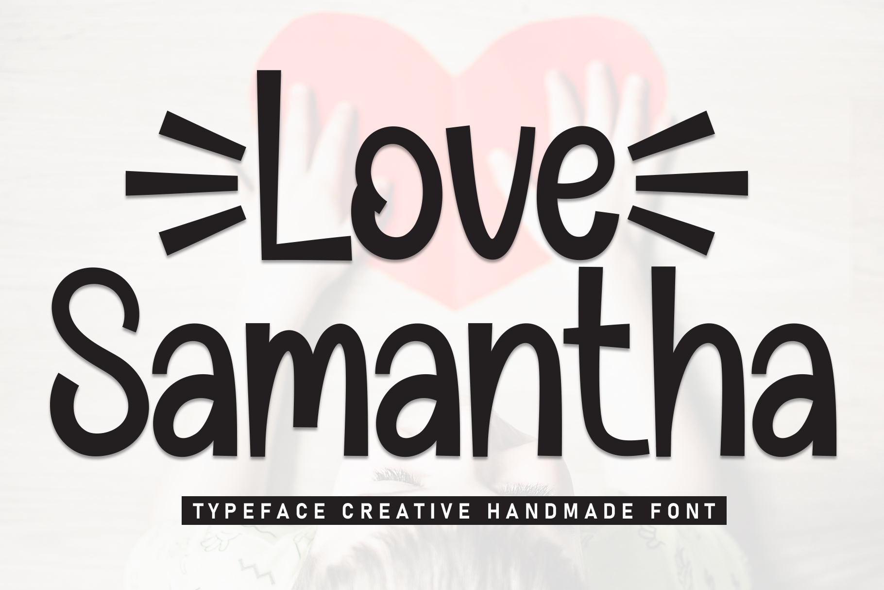 Love Samantha | Script Font, a Script Font by Scratchones