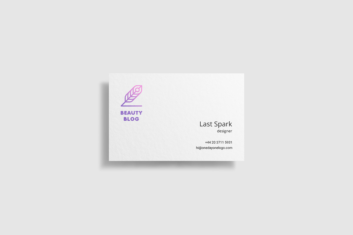 Beauty Blog Logo, a Branding & Logo Template by Last Spark | Creative ...