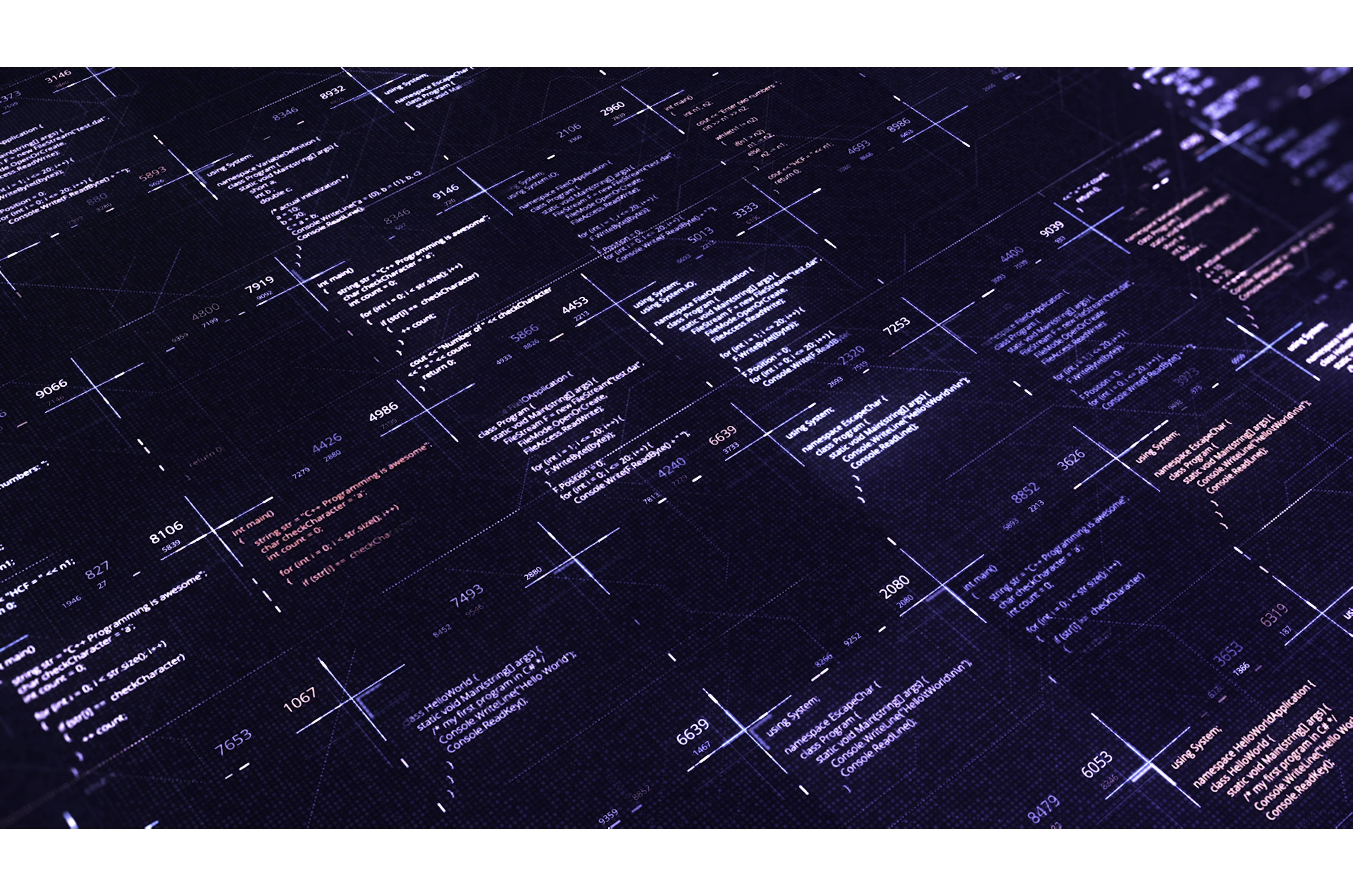 Multiple source codes on digital, a Background Graphic by Media Whale ...