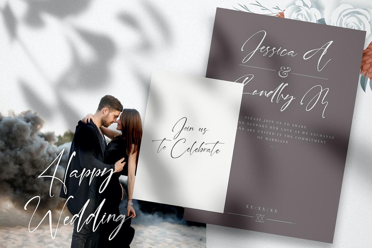 Cinta Sehatti - Calligraphy Font, a Script Font by StringLabs