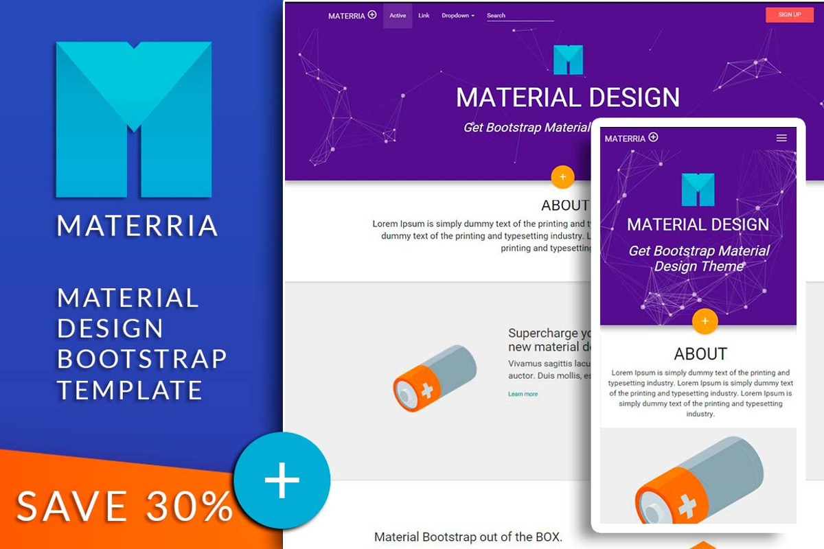 8 Bootstrap One-Page templates, a Websites & App Template by Bootstraptor