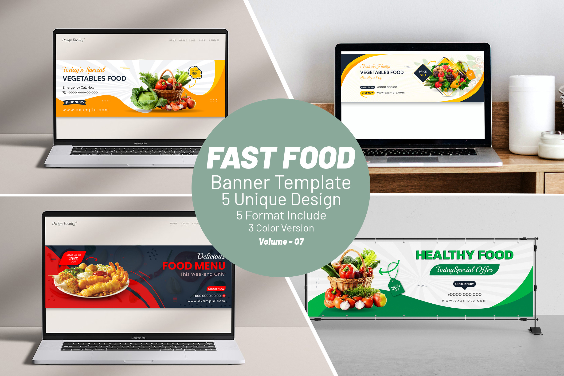 Food Sliders & Feature Templates, a Flyer Template by MRI STUDIO ...