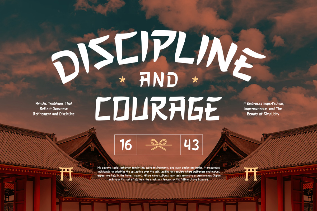 Takayama Japanese Display Style Font, a Sans Serif Font by catalystco ...