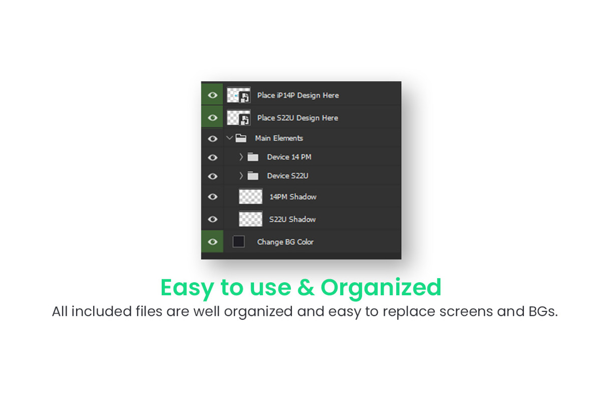 iPhone 14 Pro Max & S22 Ultra Mockup