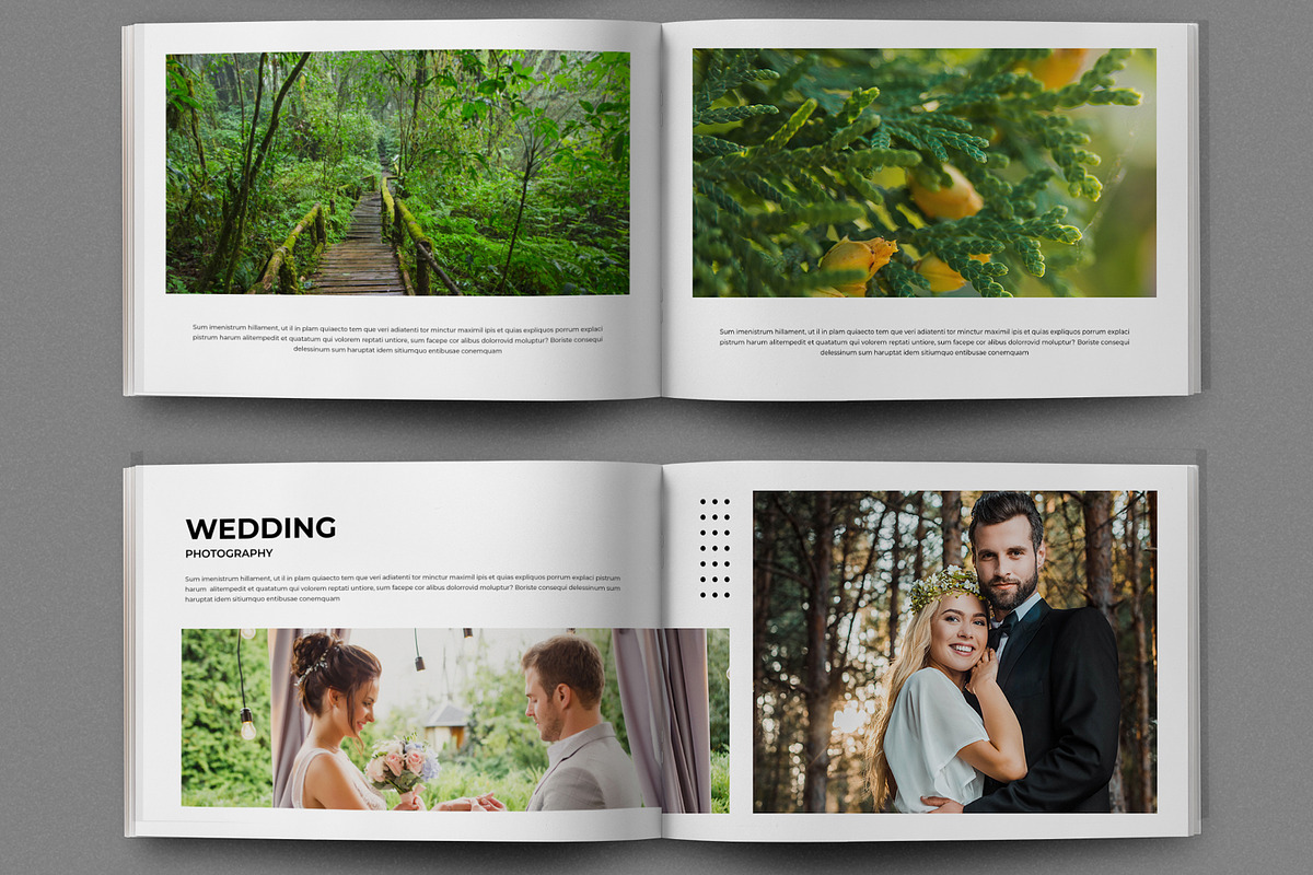 Photo Book Design Layout