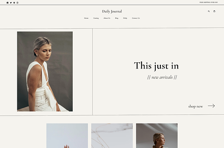 Moody | Shopify Moody Boho Theme | Templates & Themes ~ Creative Market