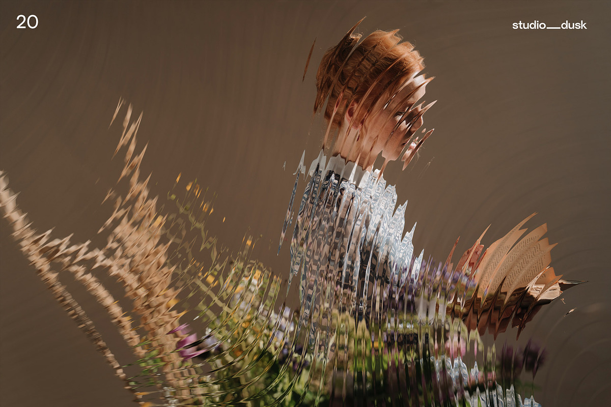 Refracto 33 Patterned Glass Effects, a Texture Graphic by Studio Dusk