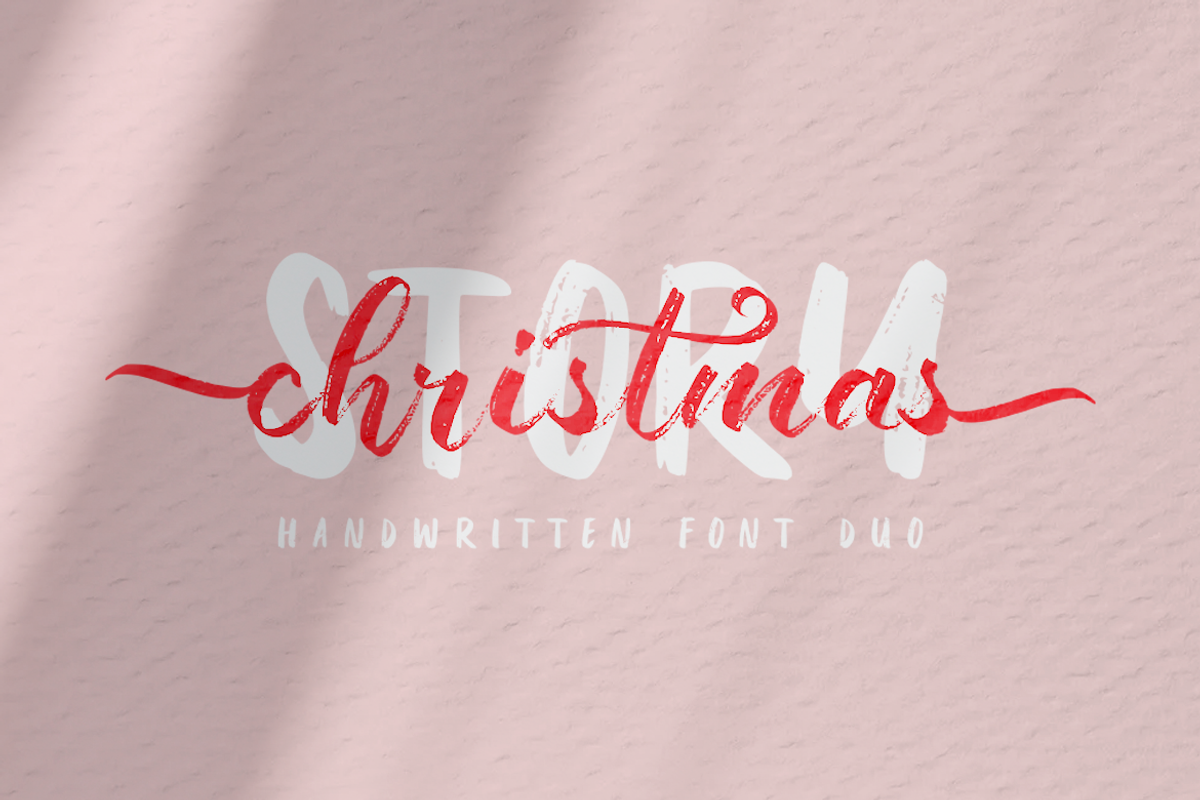 Christmas Story Handwritten Font Duo