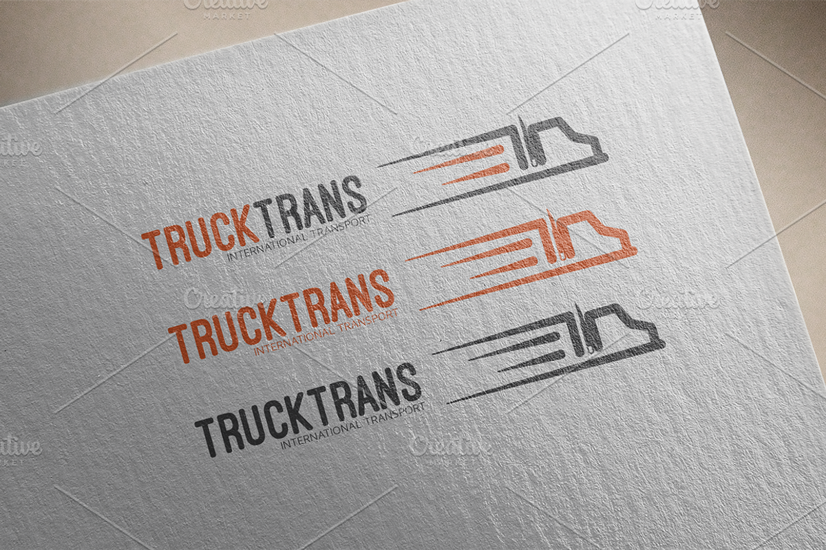 Truck Trans Logo, a Branding & Logo Template by artnook