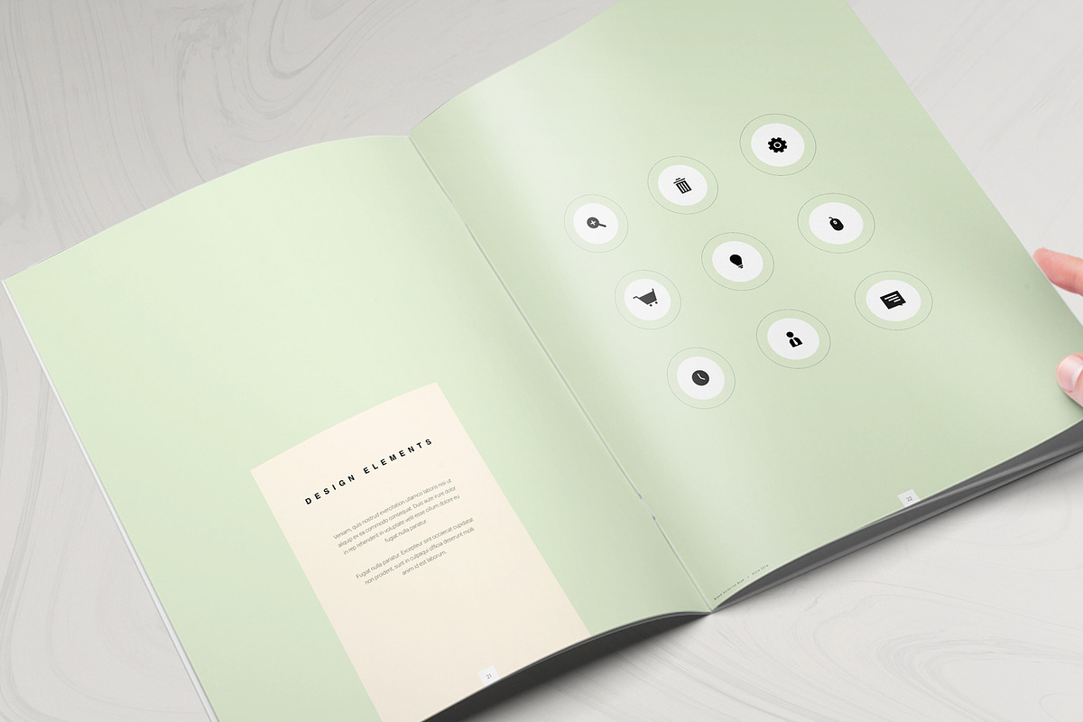 The Prestige - Brand Manual Template, a Brochure Template by ZippyPixels