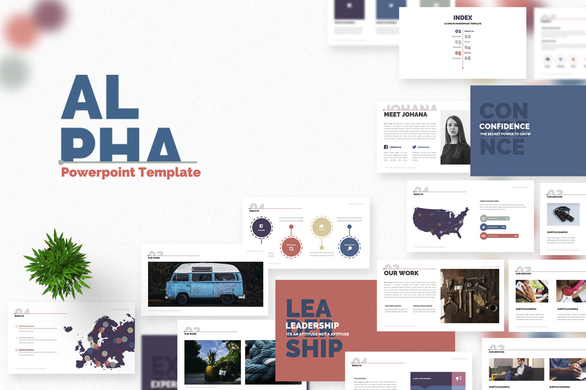 Alpha | Powerpoint Template, a Presentation Template by Zacomic Studios