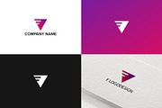 Letter F logo design | Branding & Logo Templates ~ Creative Market
