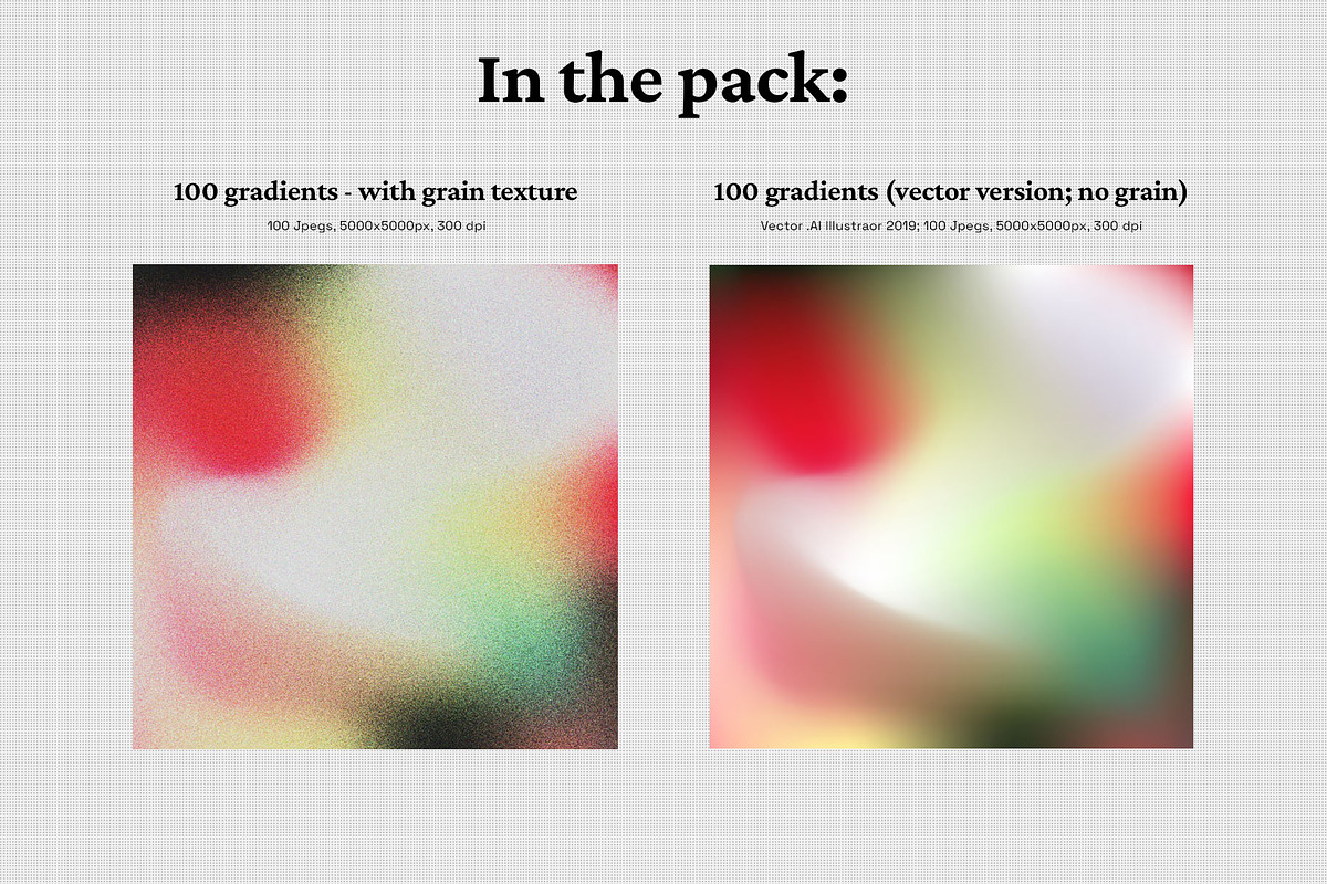 100 Gradients, a Background Graphic by Inartflow