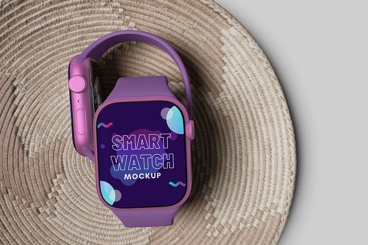 Smartwatch Mockup, a Wearable Device Mockup by MrLetters