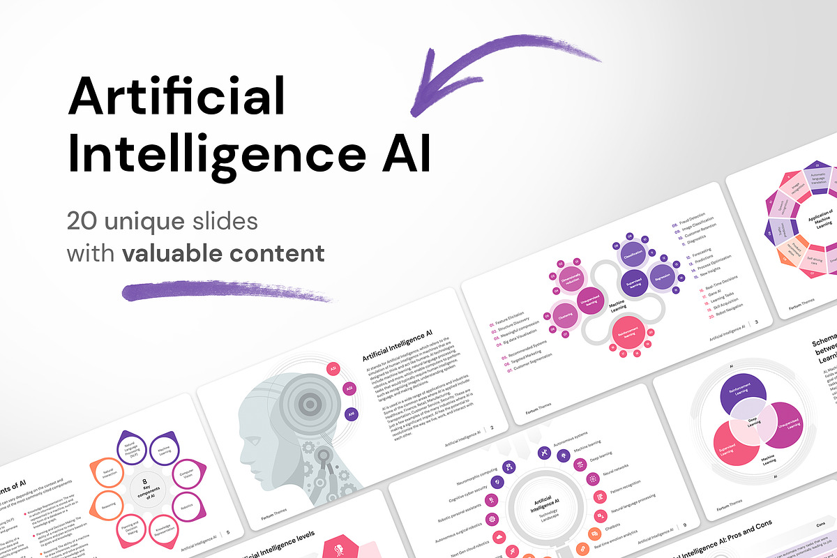 Artificial Intelligence AI for PowerPoint | Creative Market