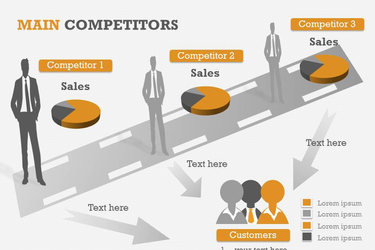 Main Competitors PowerPoint Template, a Presentation Template by Yes ...