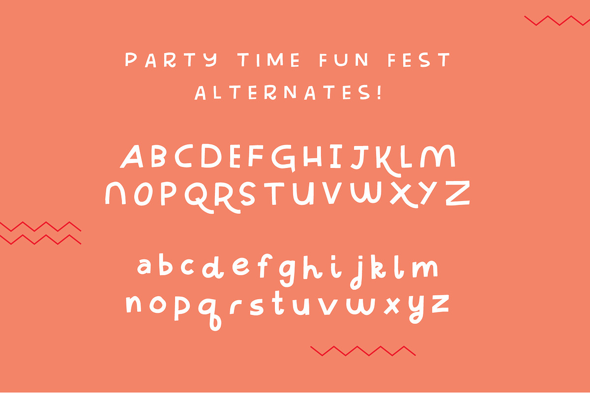 Party Time Fun Fest - The best font!, a Font by Midnight Grim