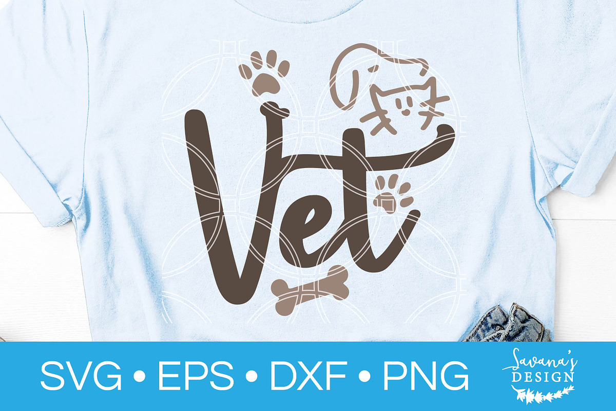Vet SVG Veterinarian SVG Veterinary, an Animal Illustration by ...