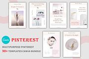 Pinterest - Canva Templates Bundle, a Flyer Template by Pennyblack ...