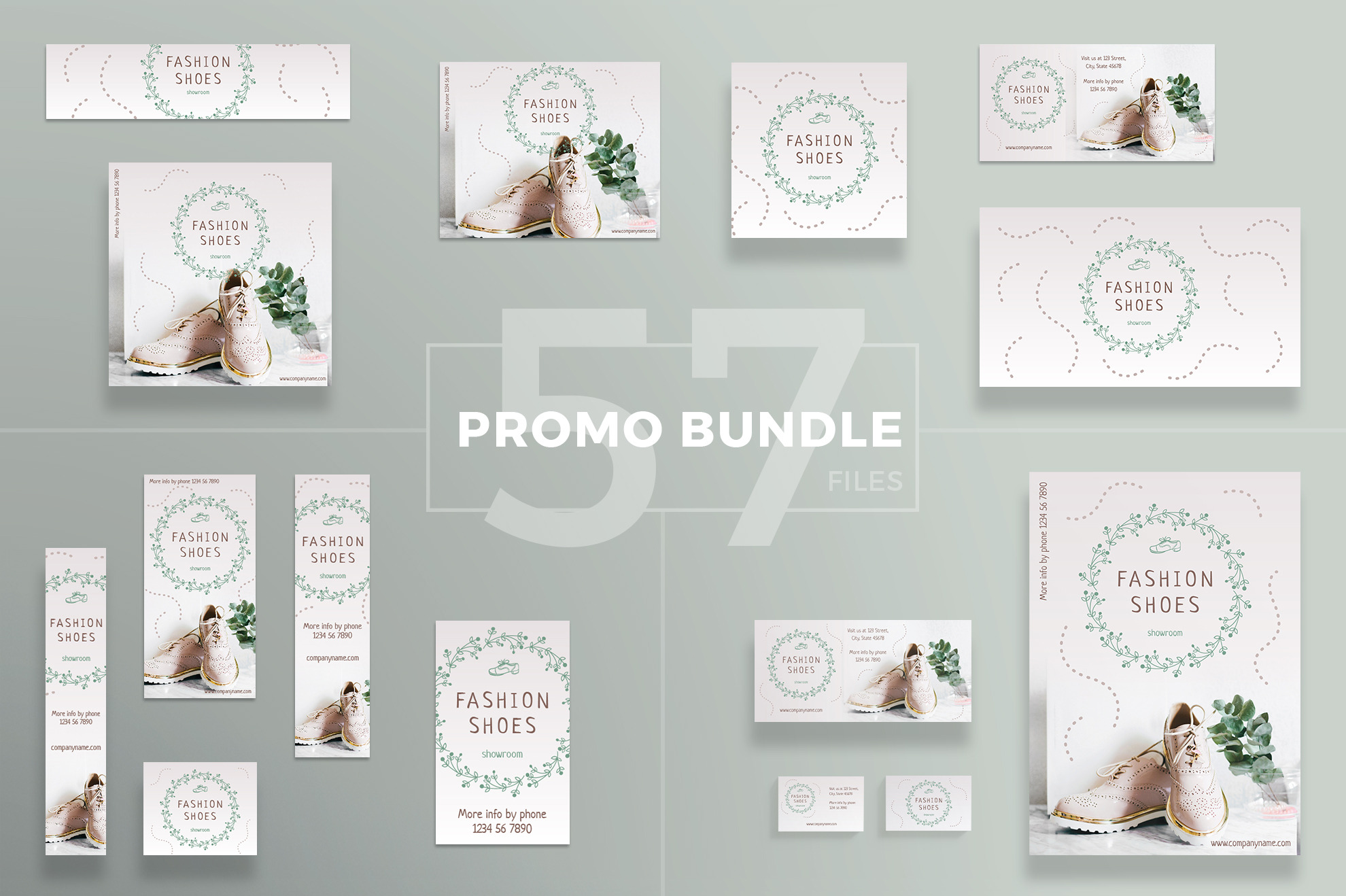 Promo Bundle | Fashion Shoes, a Poster Template by Amber Graphics ...
