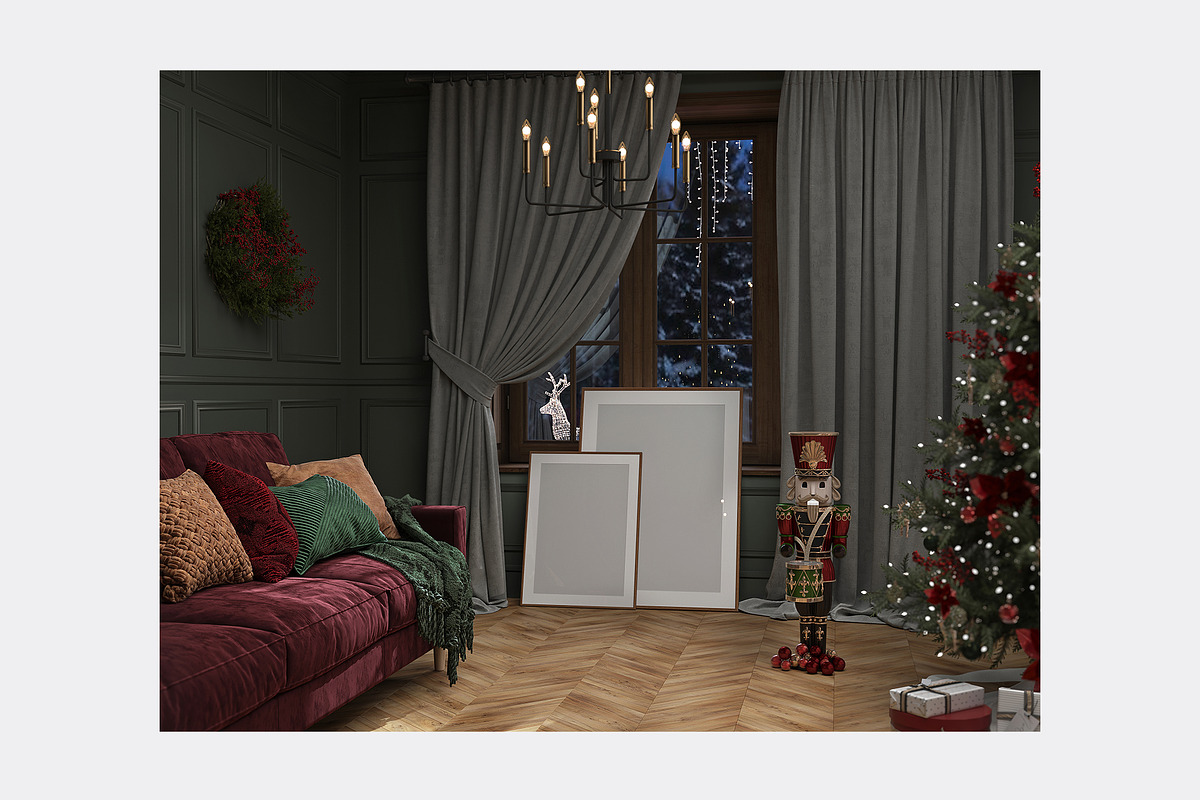 SEASON'S GREETINGS Christmas Mockups