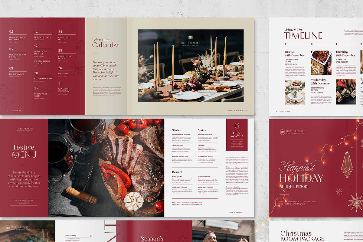 Christmas Brochure Template, a Brochure Template by BrandPacks ...