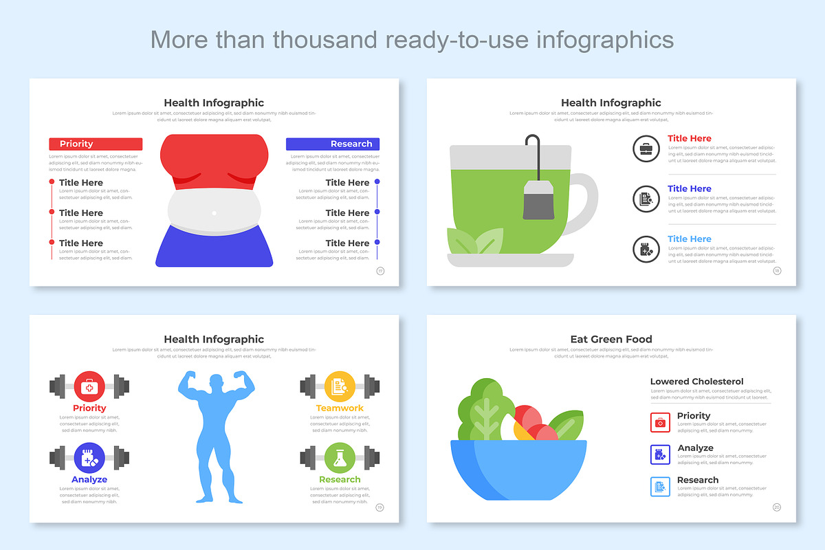 Health Infographic Google Slide