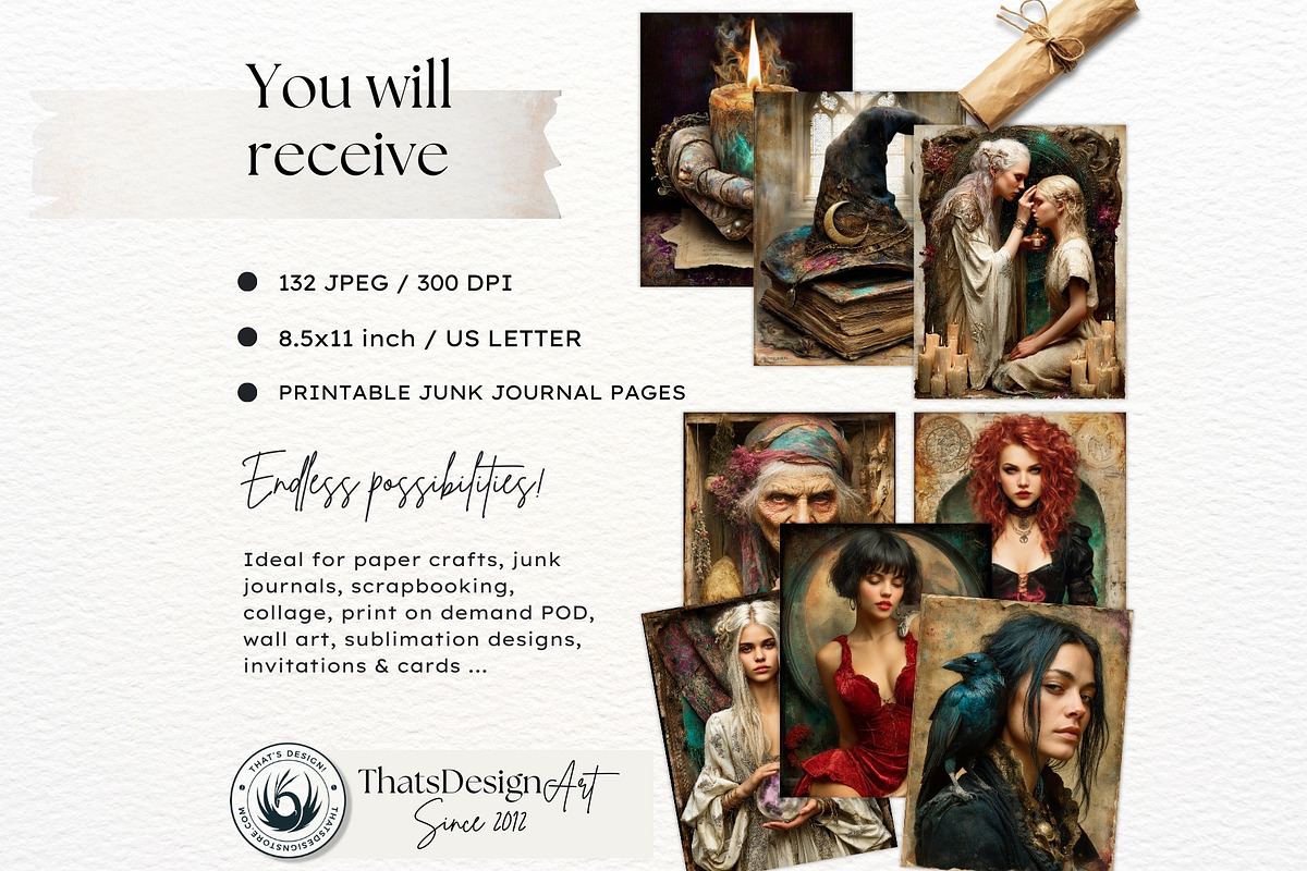 Witch Anthology Digital Papers