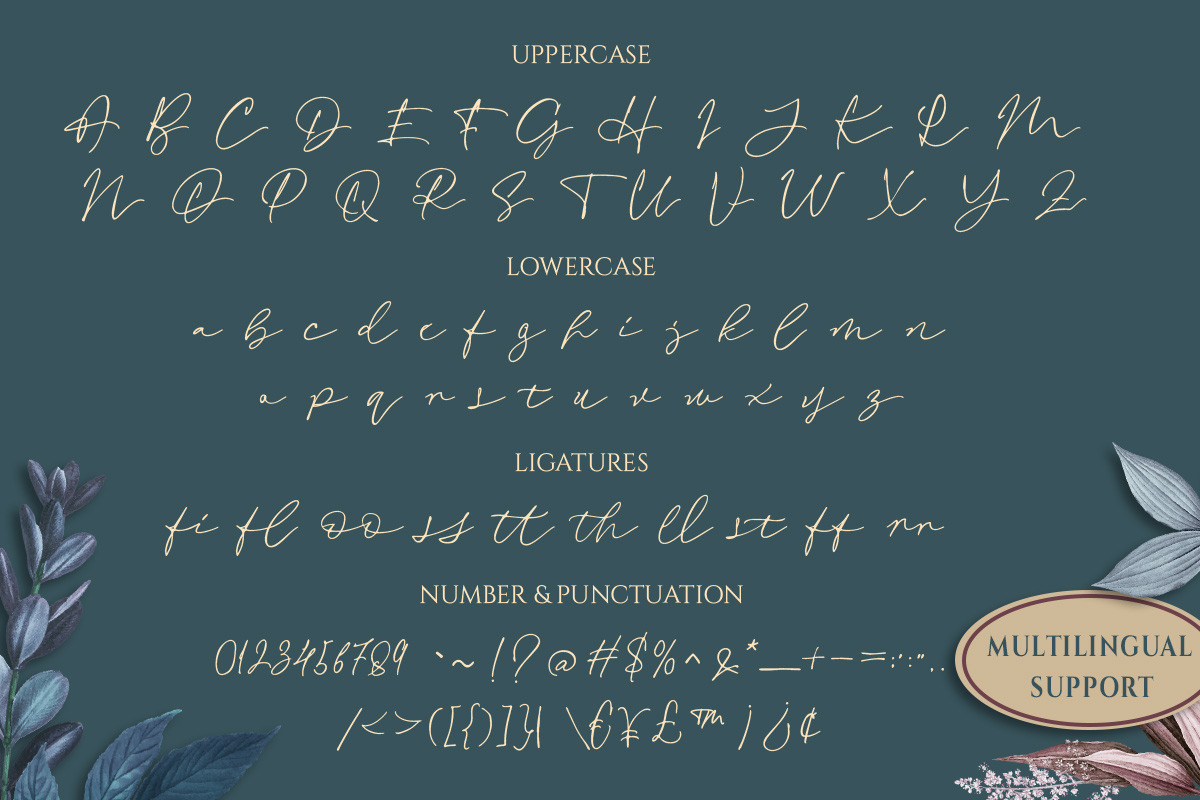 Revalina Signature Script, a Script Font by Letterhend Studio