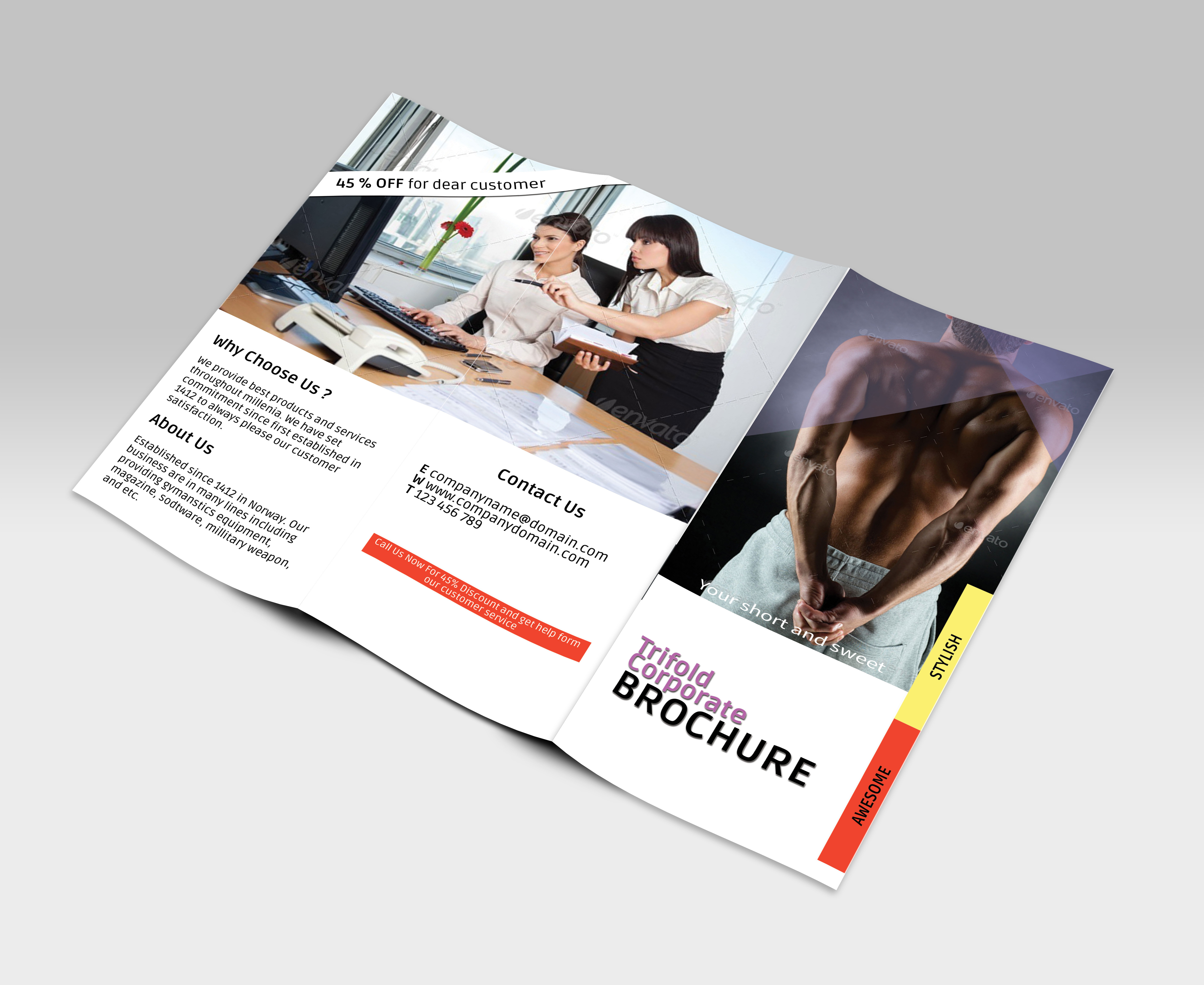 Multi-purpose Brochure Template, a Brochure Template by GreenDesign