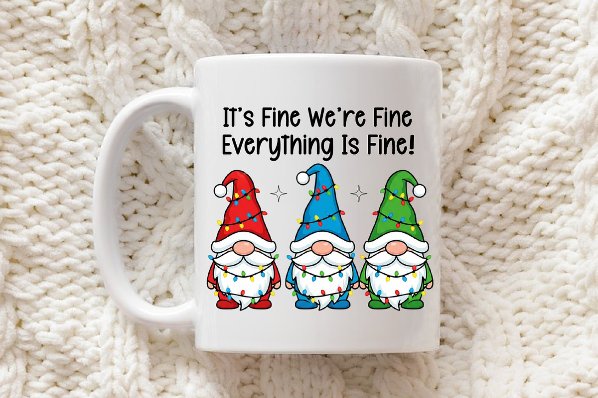 It's Fine We're Fine Everything is F, an Illustration by Libby Wishes