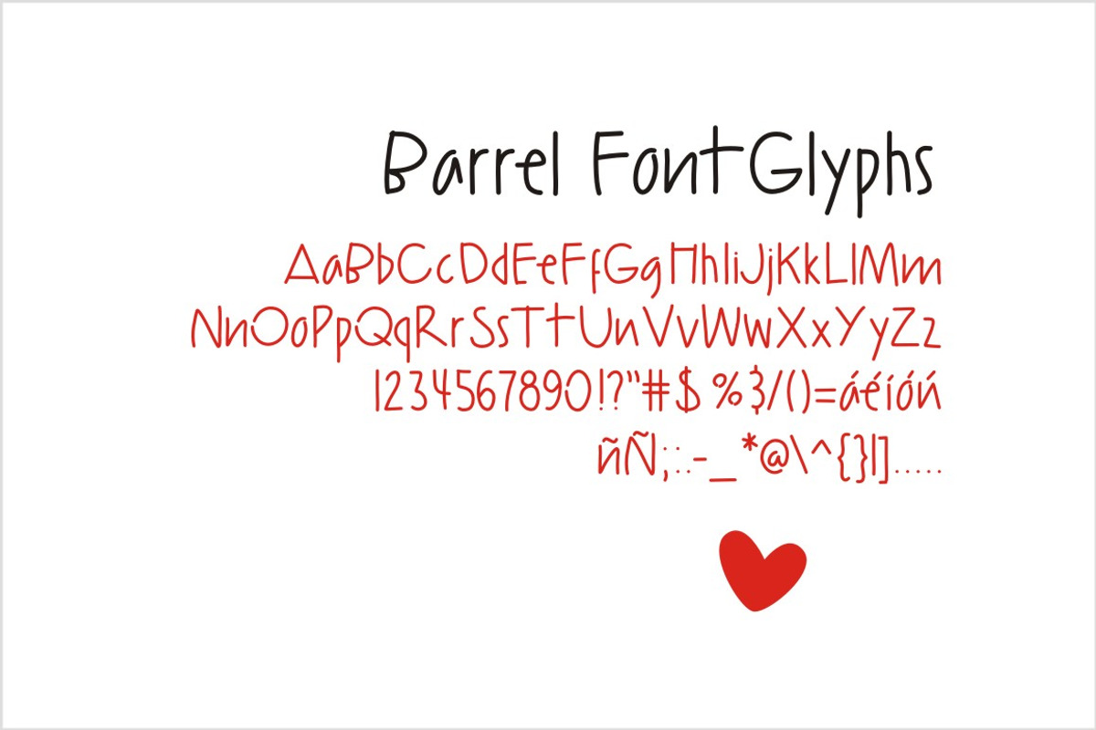 Barrel Font, a Script Font by Fonts & Printables
