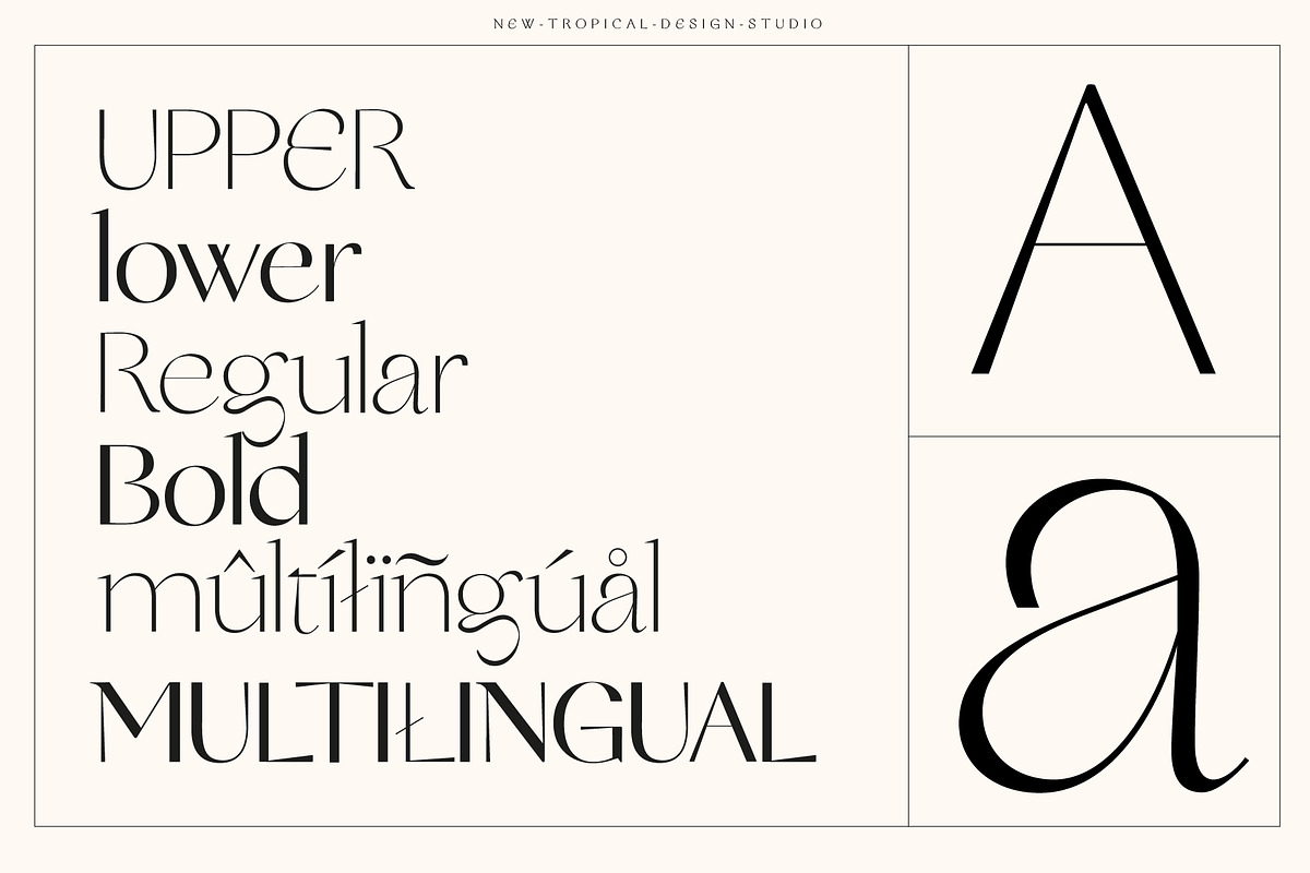 Starlight - Modern Typeface, a Sans Serif Font by Tropical Type