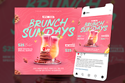 Brunch Flyer, a Flyer Template by FLYERHIVE | Creative Market