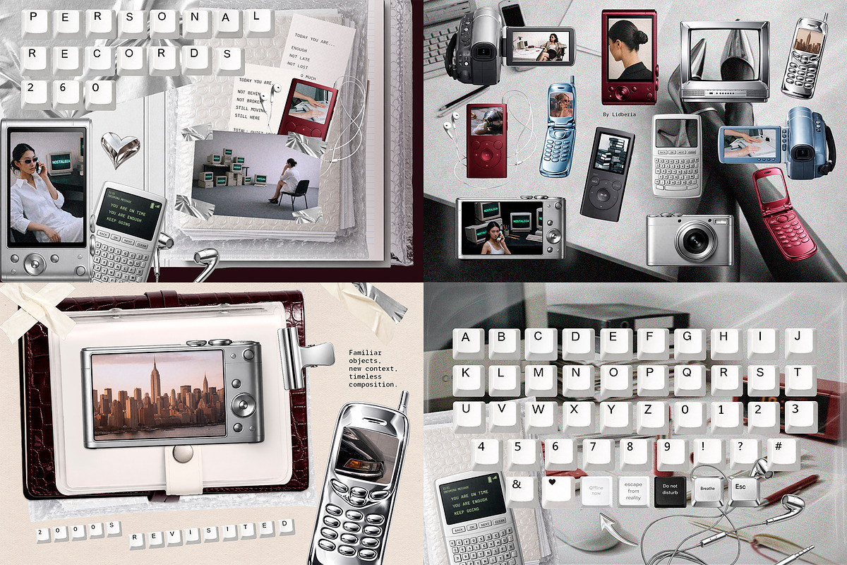 6 in 1: Analog Paper Atelier Bundle, an Object Graphic by Lidberia