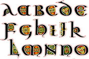 Decorative Celtic Alphabet | Decorative Illustrations ~ Creative Market