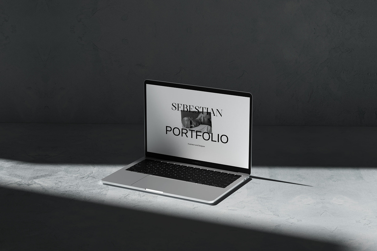 Dark MacBook Mockup Bundle