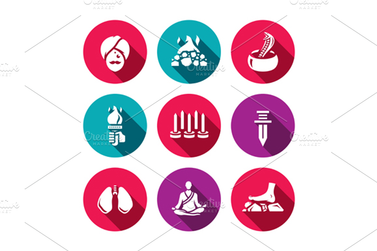 Indian Yoga, an Icon by Steinar Logo | Creative Market