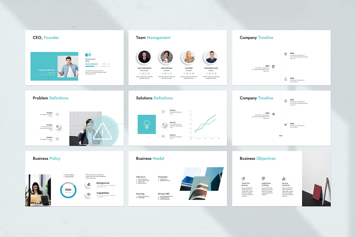 Design Presentation Template, a Presentation Template by evgenystudio