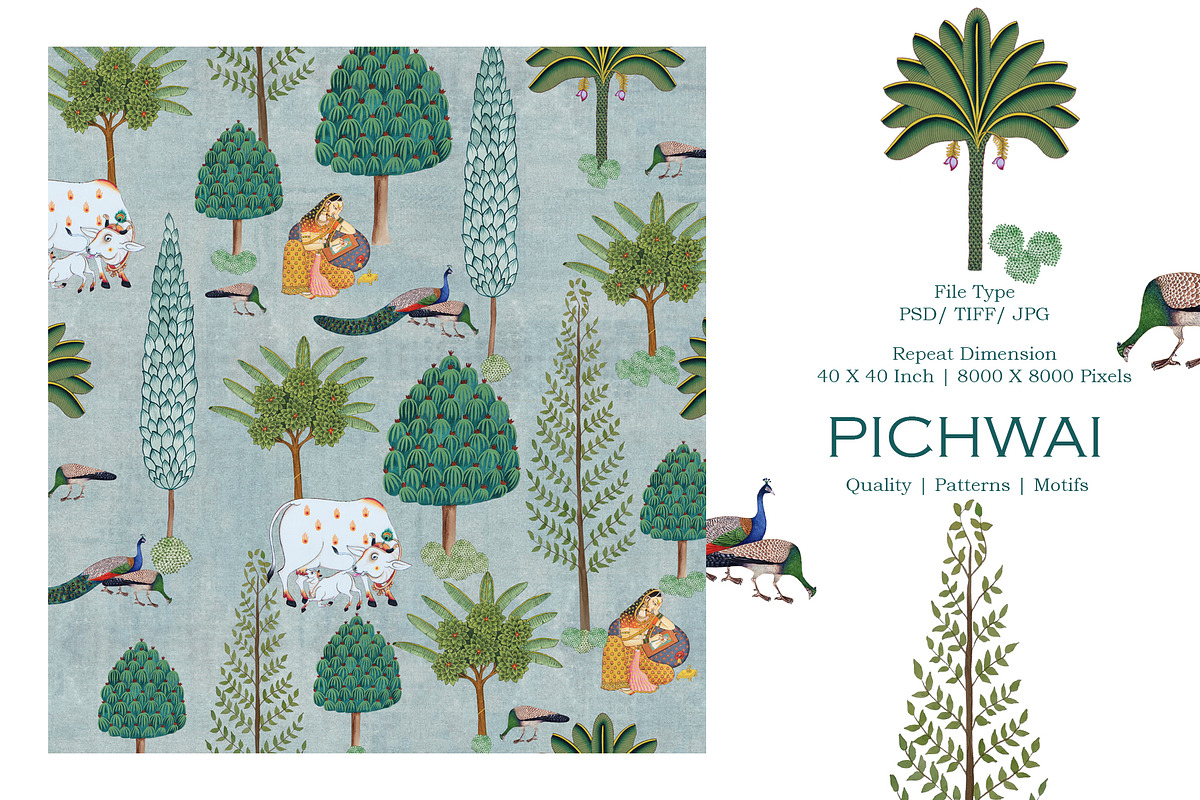 Pichwai Patterns & Motifs