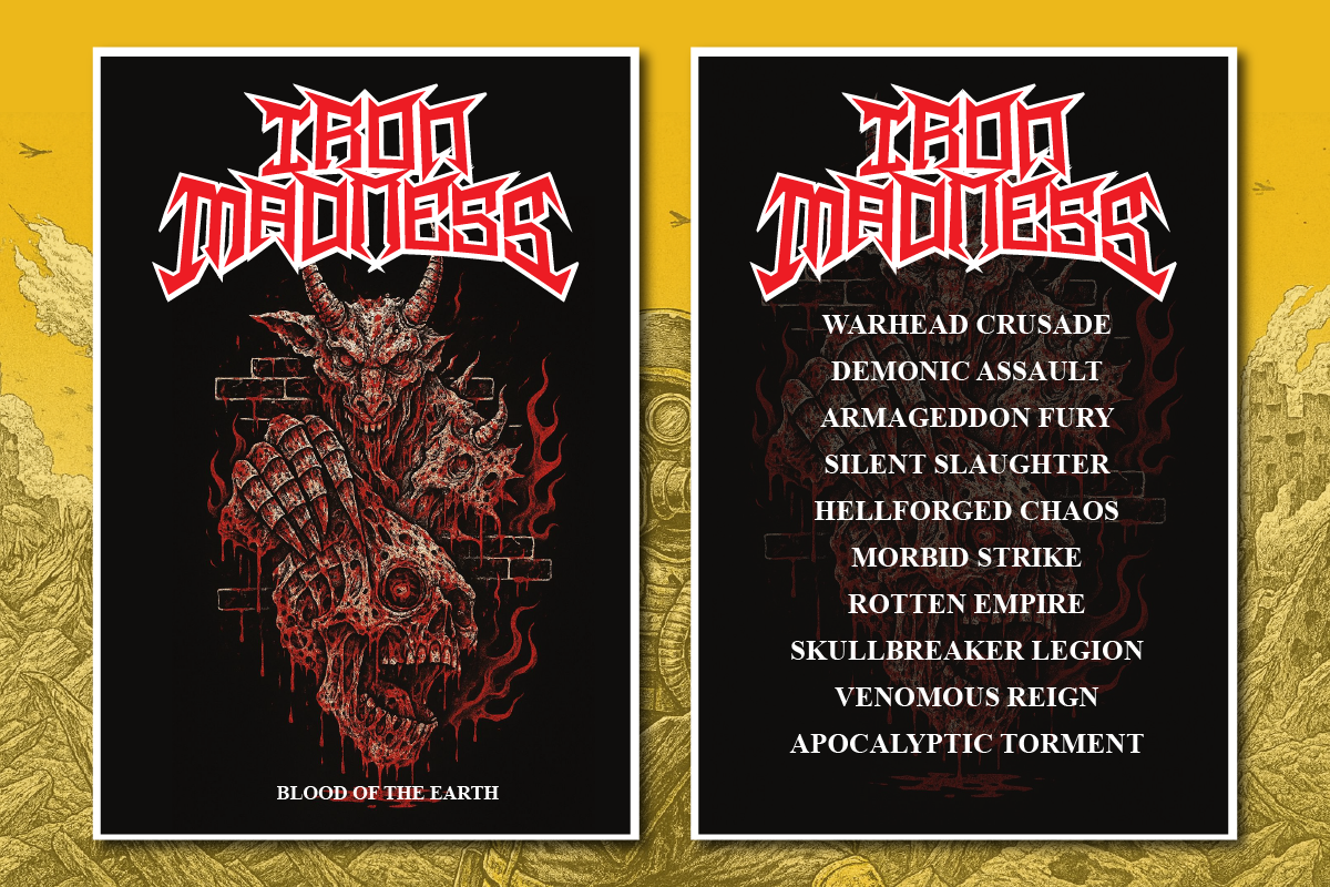 Dawnee Thrash Metal Display Font