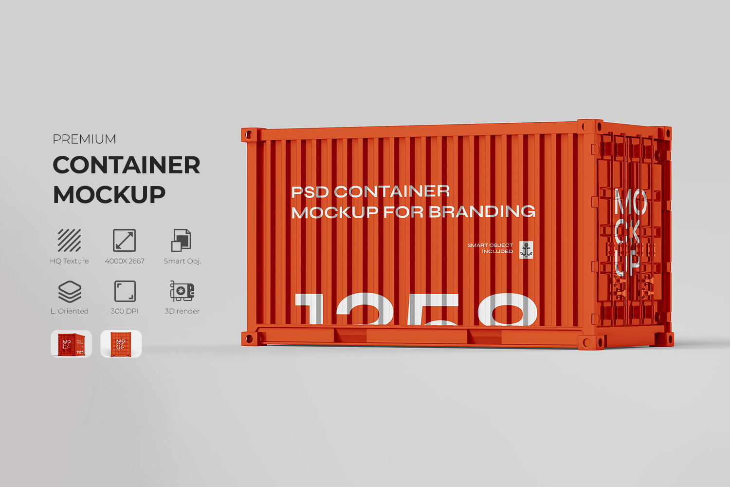 PSD Container Mockup For Branding, a Cups & Container Mockup by Ram Studio