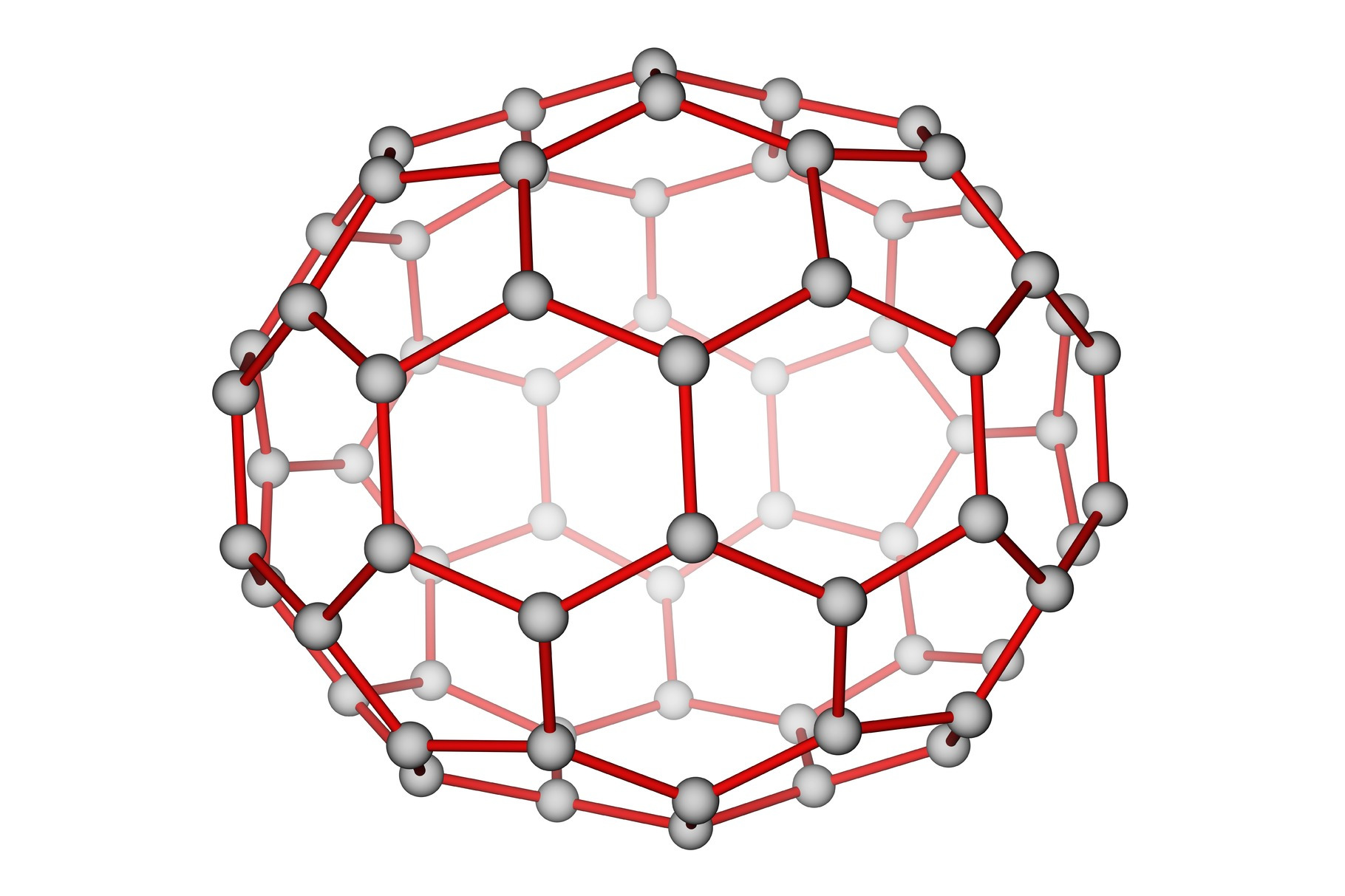 Fullerene C70 molecular structure, a Technology Illustration by Leonid ...