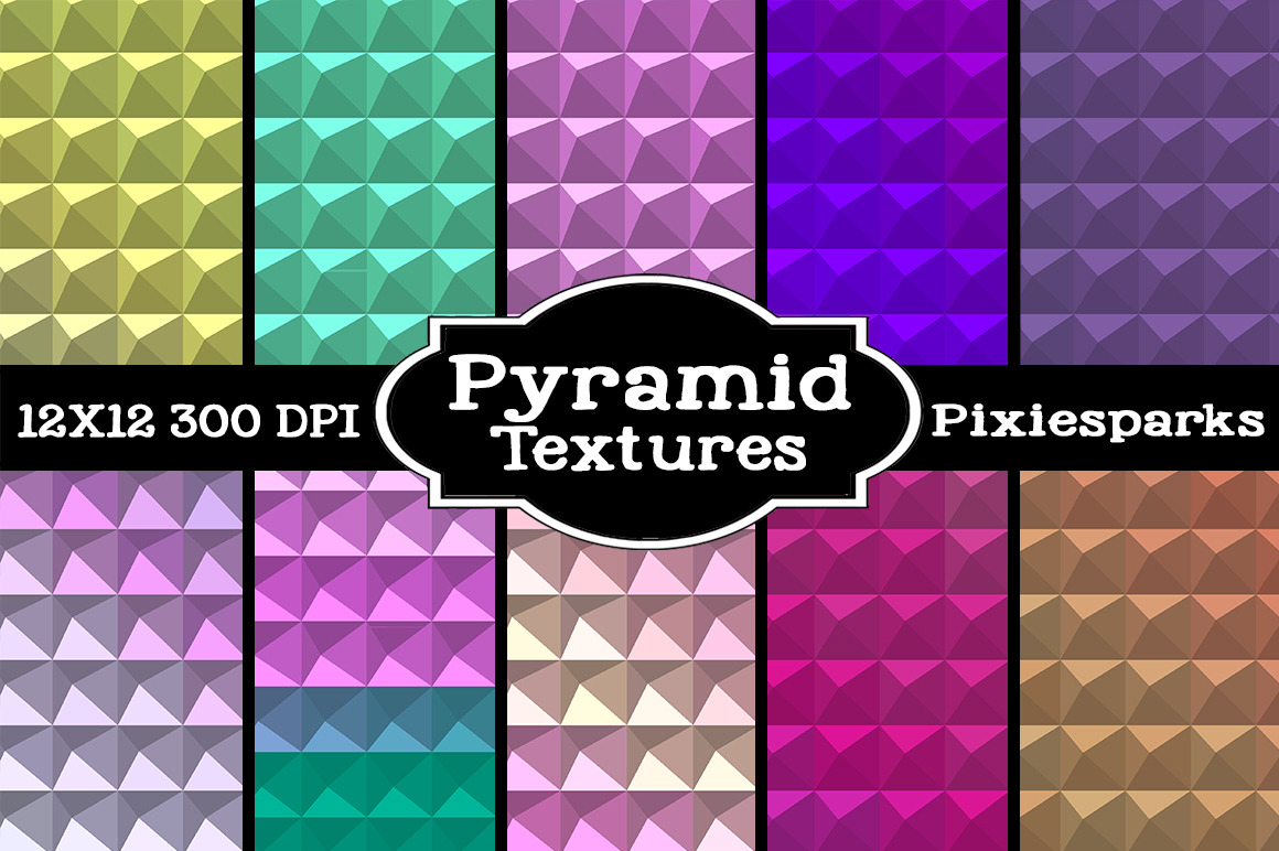 Pyramid Geometric Texture - Vol 2 | Textures ~ Creative Market