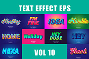 Editable Eps Text Effect Vol 10
