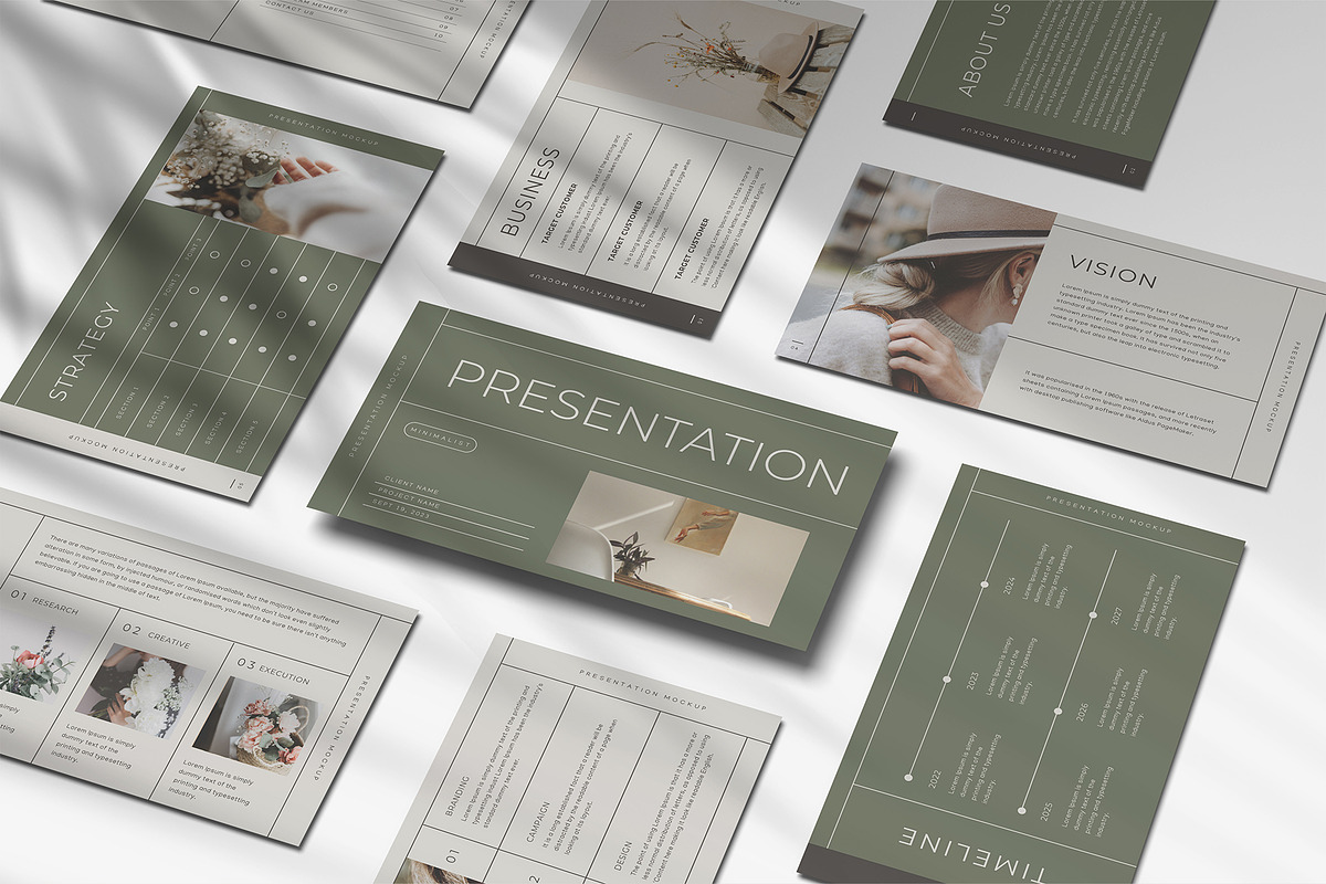 Slides Presentation Mockup